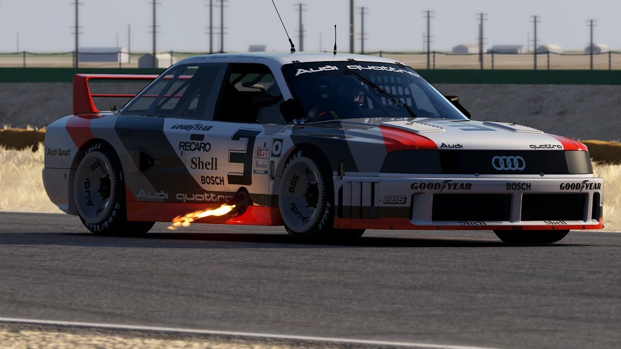 IMSA Audi 90 Quattro GTO by Dan Bucsa on Big Willow - YouTube