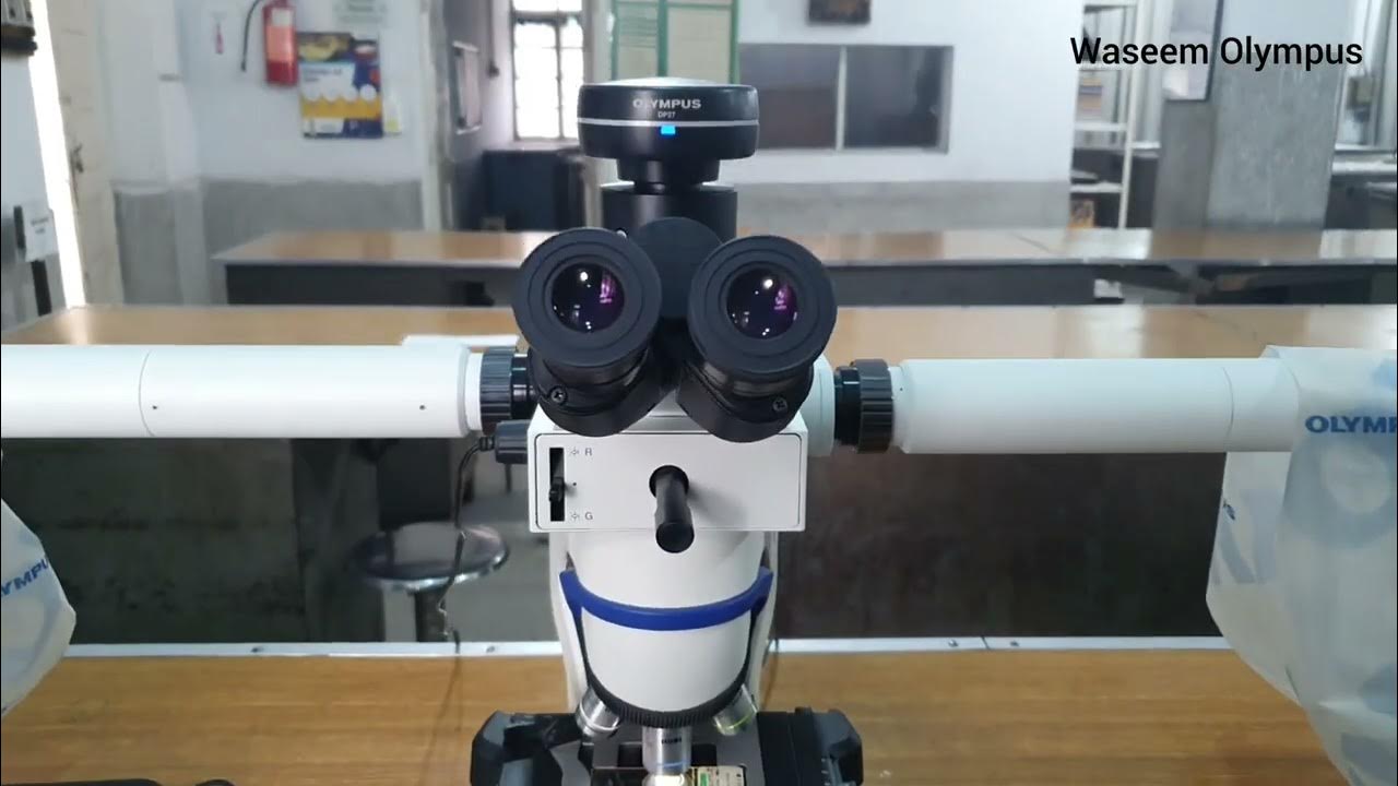 Olympus Cx43 Five Head Microscope with DP23 camera - YouTube
