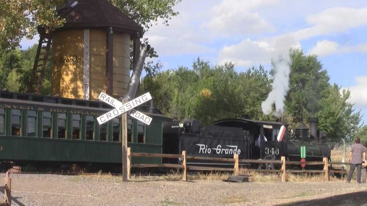 Rio Grande 346 Steam Train - YouTube