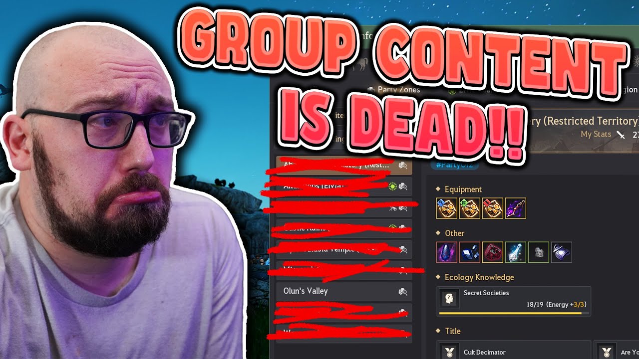 Group Content is DEAD In BDO.. - YouTube