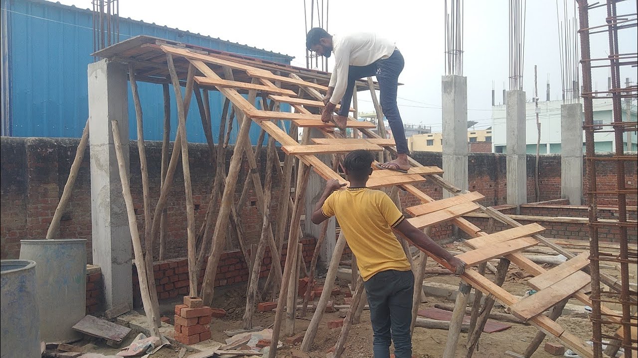 Building Stair Case Centring Work Process -Stres Case casting ...