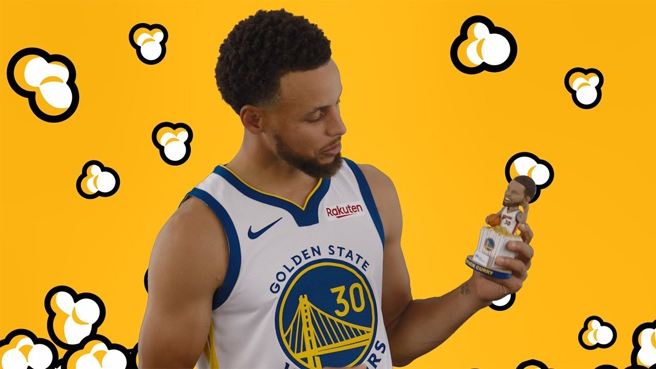 Stephen Curry: 'Sitting in a Bowl of Popcorn' - YouTube