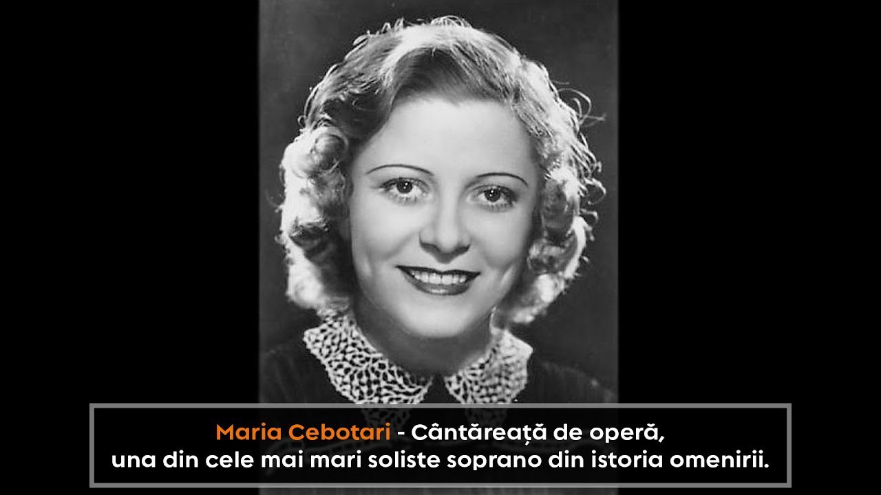 (S1#8) Maria Cebotari - Cântăreață de operă, una din cele mai mari ...