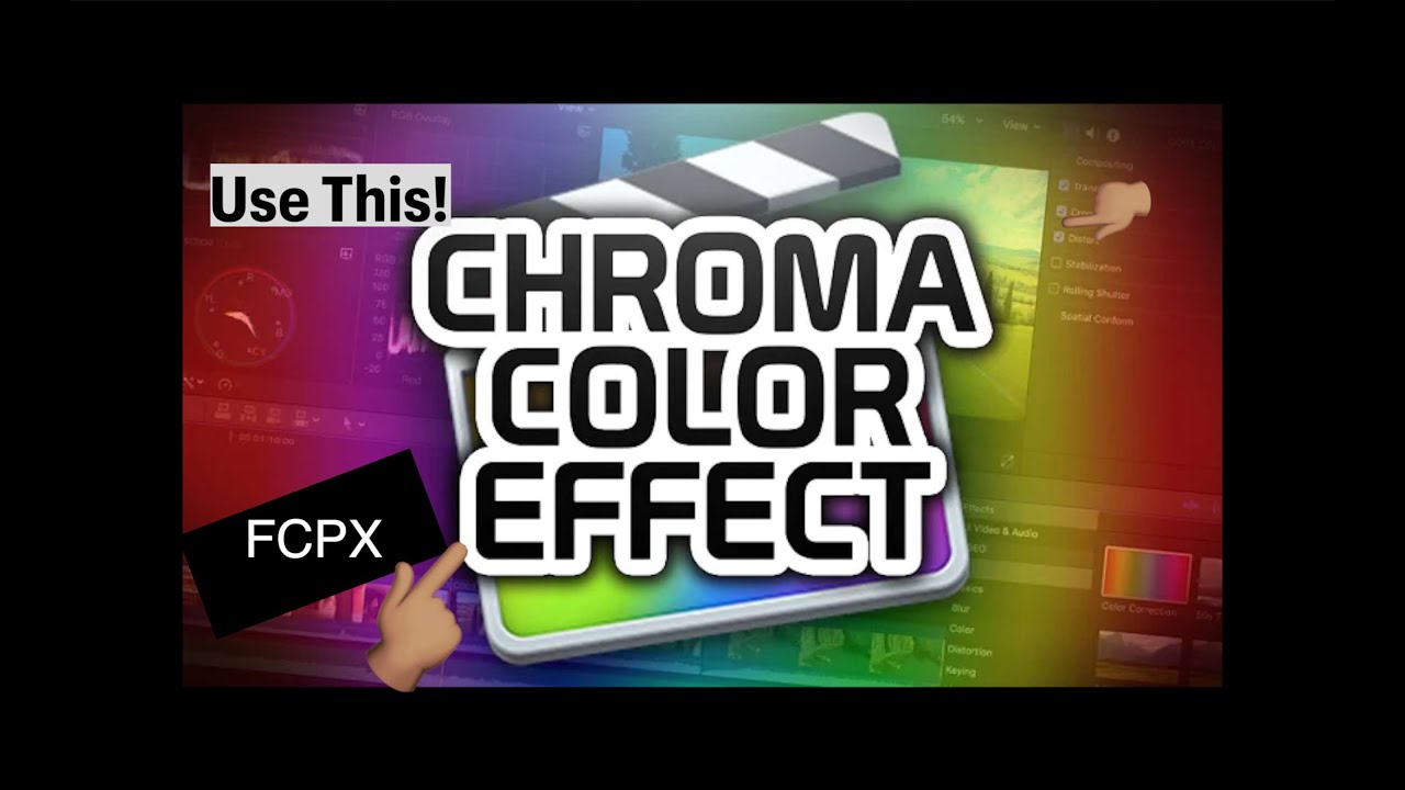 chroma key effect tutorial - YouTube