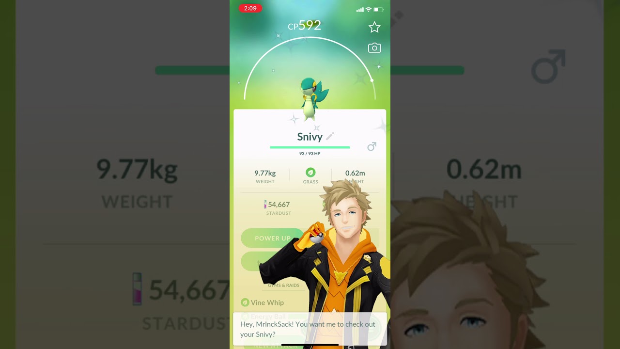 Shiny Snivy MAX Evolution - Pokemon Go #shorts - YouTube
