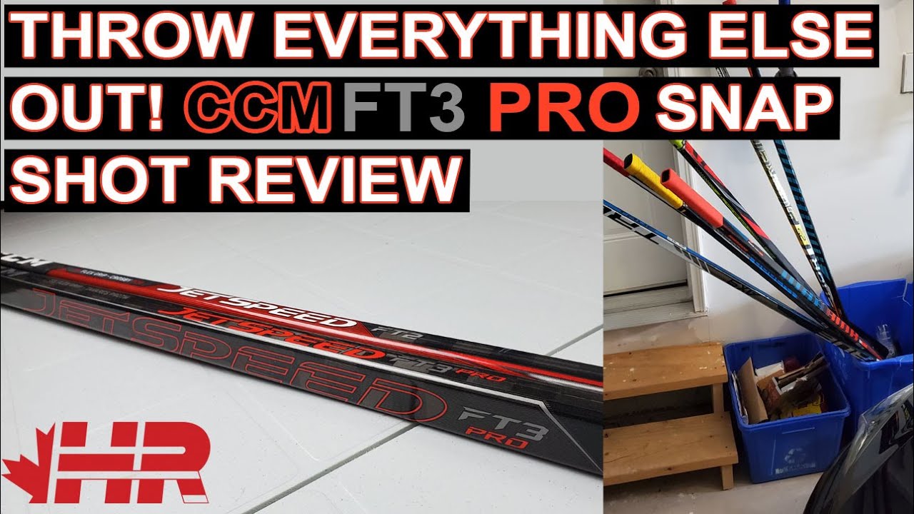 Throw all other hockey sticks out! CCM Jetspeed FT3 Pro Snap Shot ...
