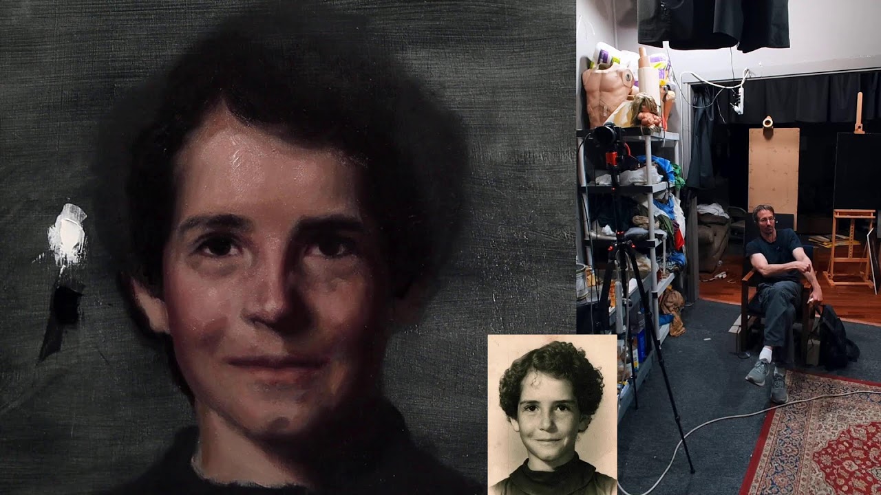 Charlene Richard Oil Painting Portrait - Day 5 - YouTube