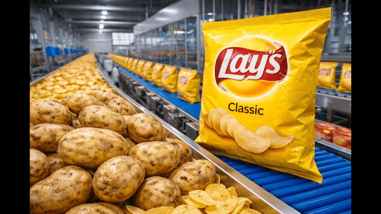 Inside a Modern Potato Chip Factory: From Whole Potatoes to Perfectly ...