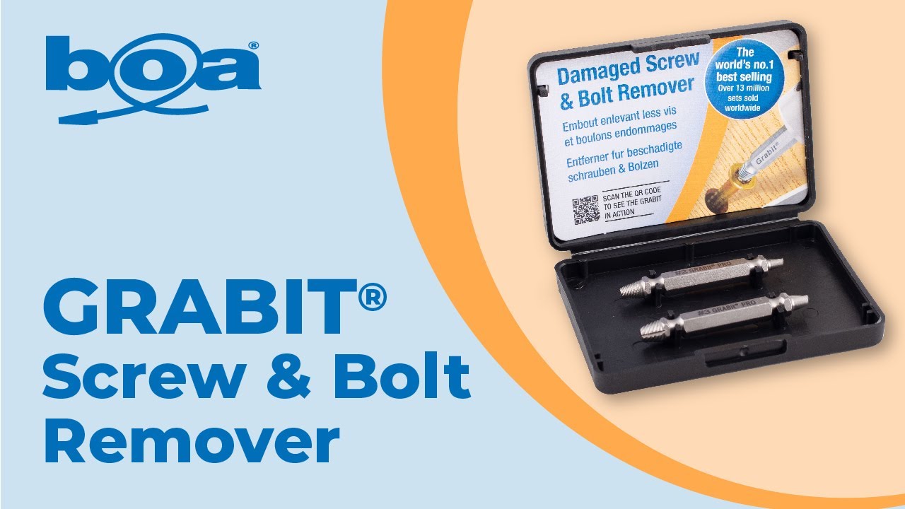Grabit screw and bolt extractor - YouTube