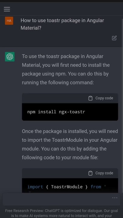 👨‍💻 How to use Toastr package in Angular #angular #youtubeshorts - YouTube