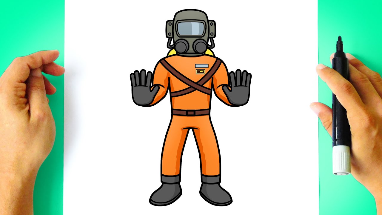 Como DESENHAR o FUNCIONARIO da LETHAL COMPANY - Cómo DIBUJAR el ...