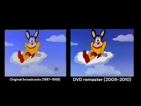 Mighty Mouse: The New Adventures - Intro comparison (TV vs. DVD)