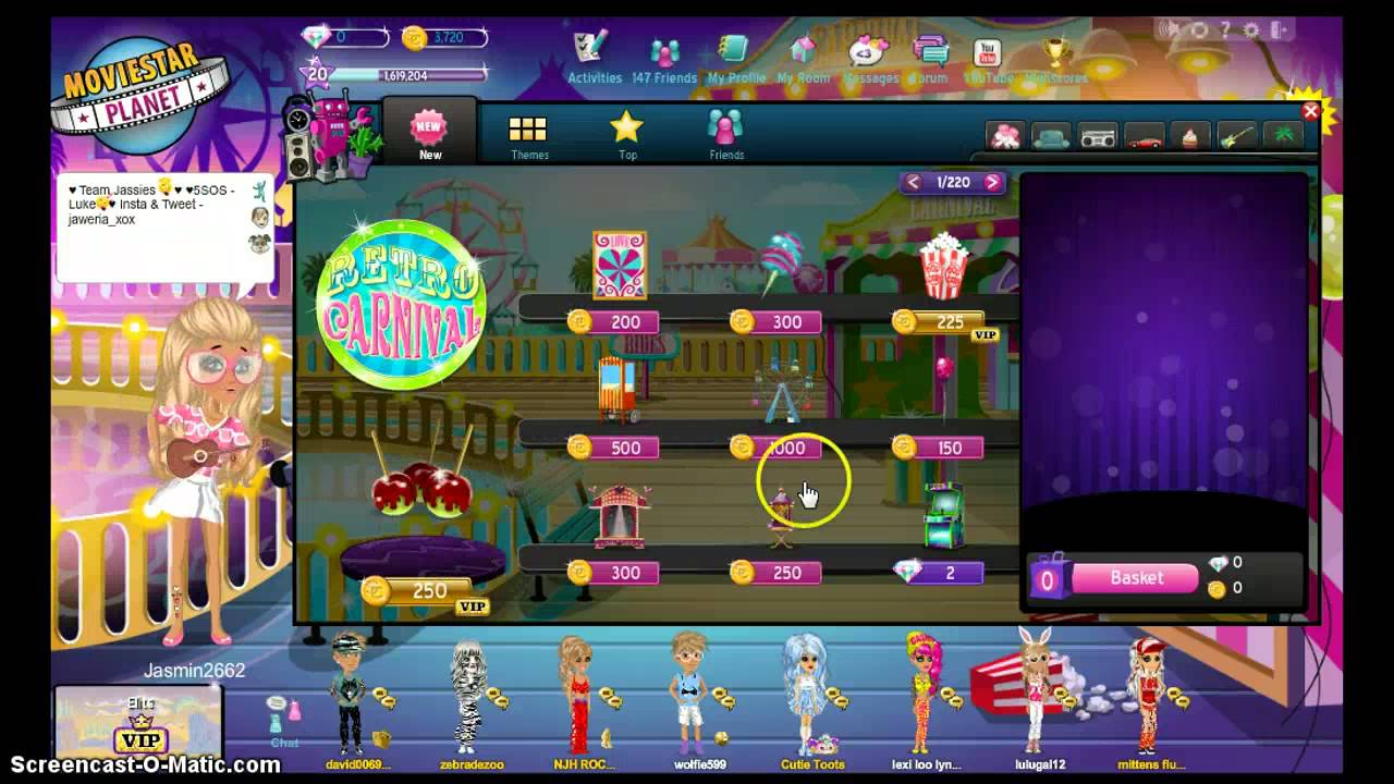 ♥ MoviestarPlanet ~ Theme-Retro Carnival :) ♥ - YouTube