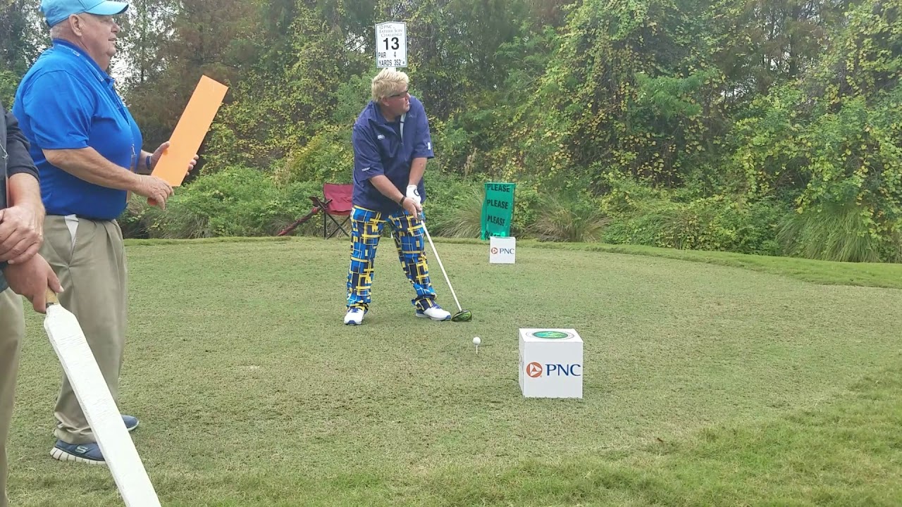John Dailey tee shot at 2018 PNC Father Son - YouTube