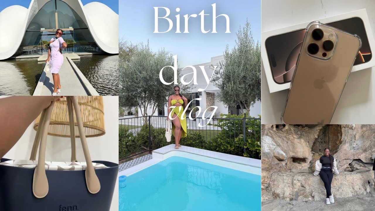 Birthday vlog: gifts unboxing, Fenn bag, Iphone16 pro max | vacation in ...