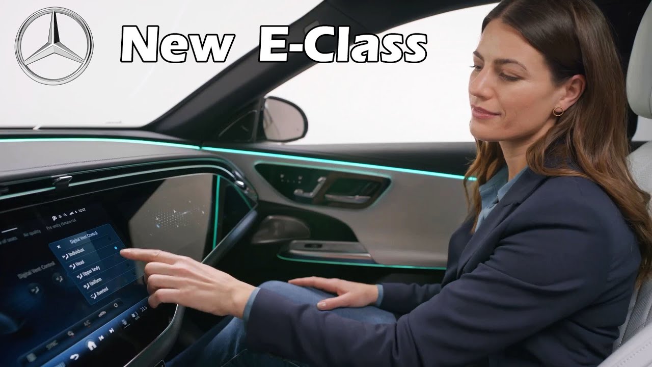 New Mercedes-Benz E-Class Interior Design Comfort Features // W214 ...
