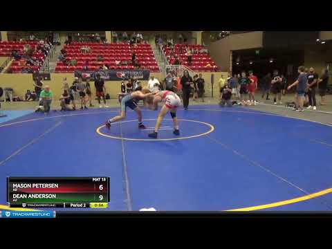 126 Lbs Semifinal - Mason Petersen, NE Vs Dean Anderson, AZ C853