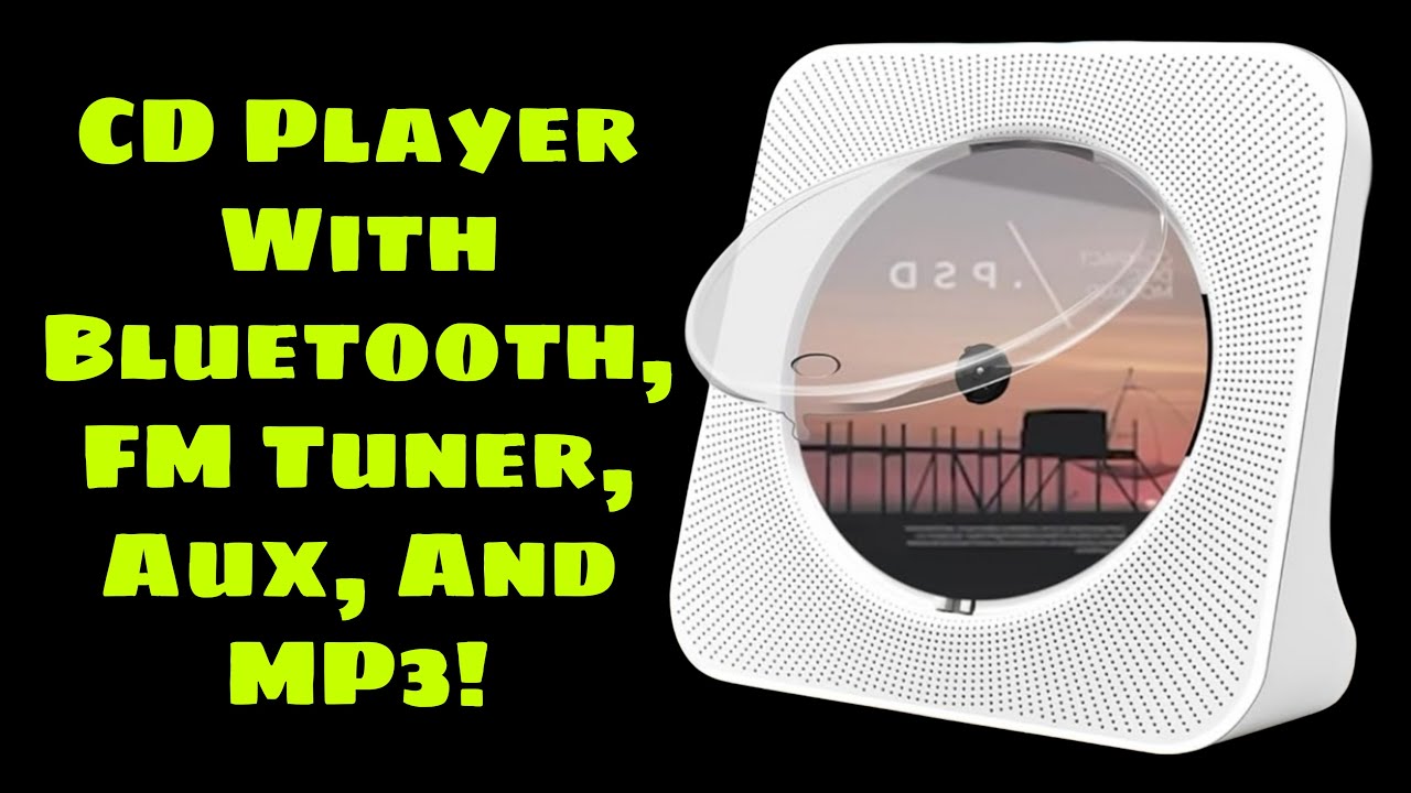 Jimwey CD Player Review: Bluetooth, FM Radio, and More! - YouTube