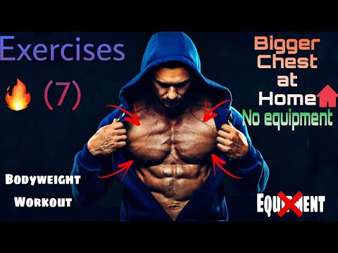 CHEST WORKOUT HOME ROUTINE | BODYWEIGHT EXERCISES |Fitness League - YouTube