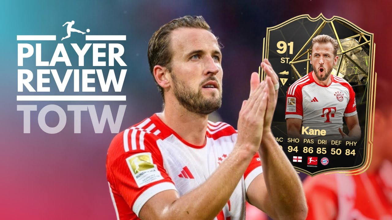😶ES EL KANE IF EL MEJOR DELANTERO DEL EA FC 24?! HARRY KANE 91 TOTW ...