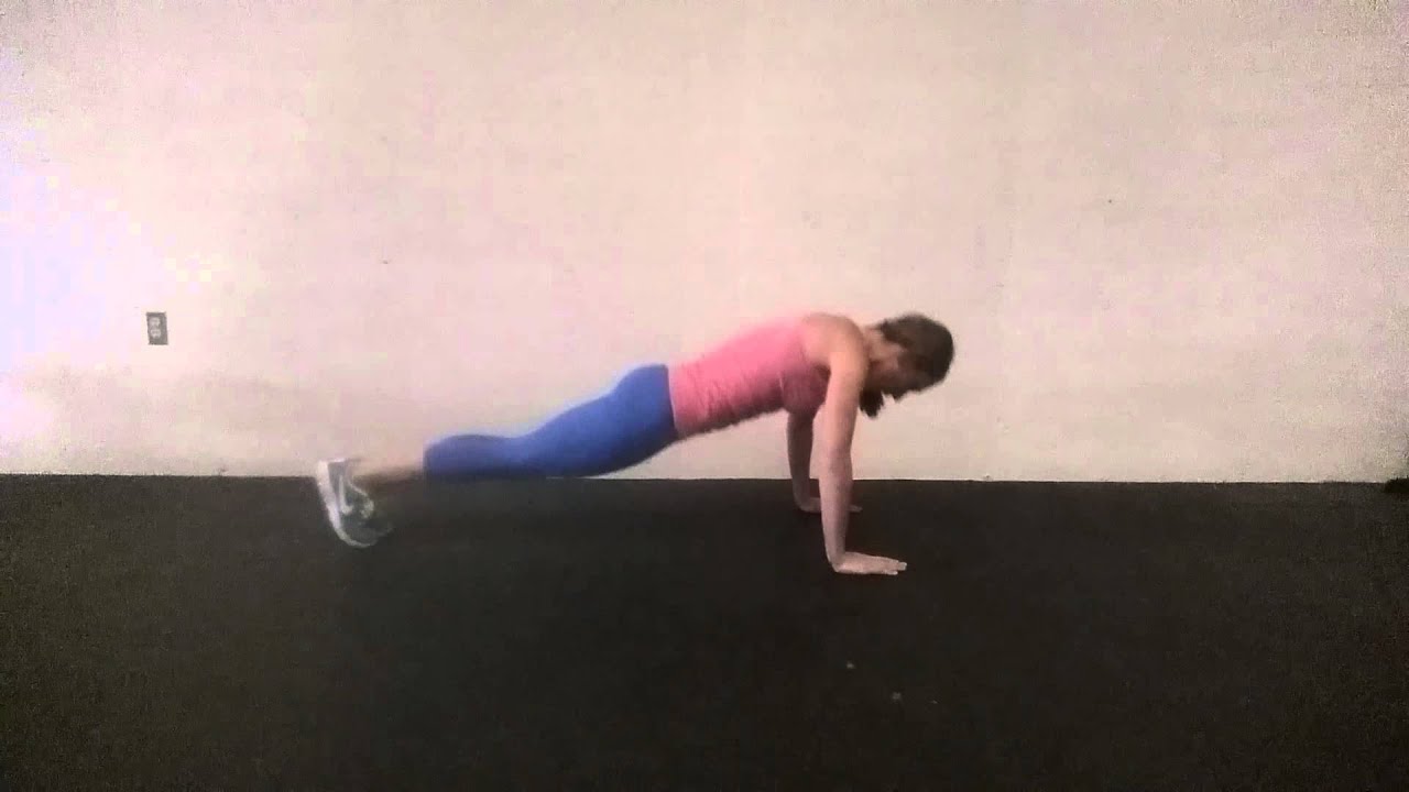 Stomach Push-up Half Burpee - YouTube