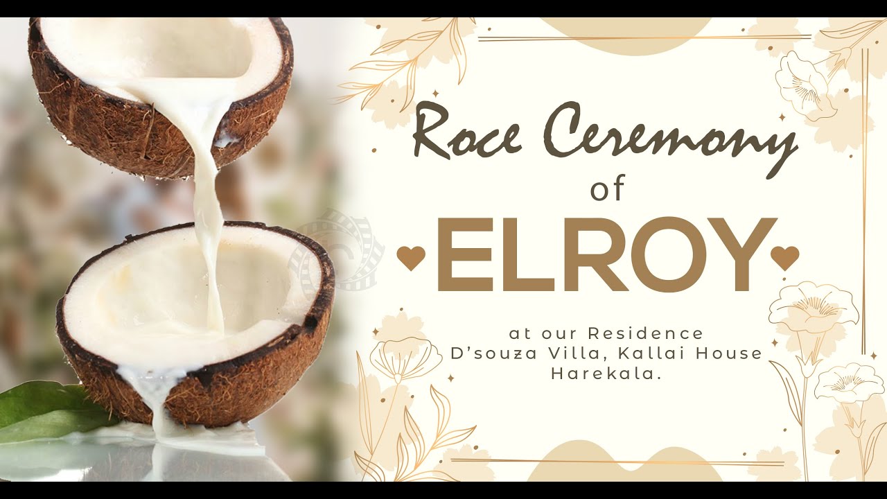 Roce Ceremony of Elroy | Live Stream - YouTube