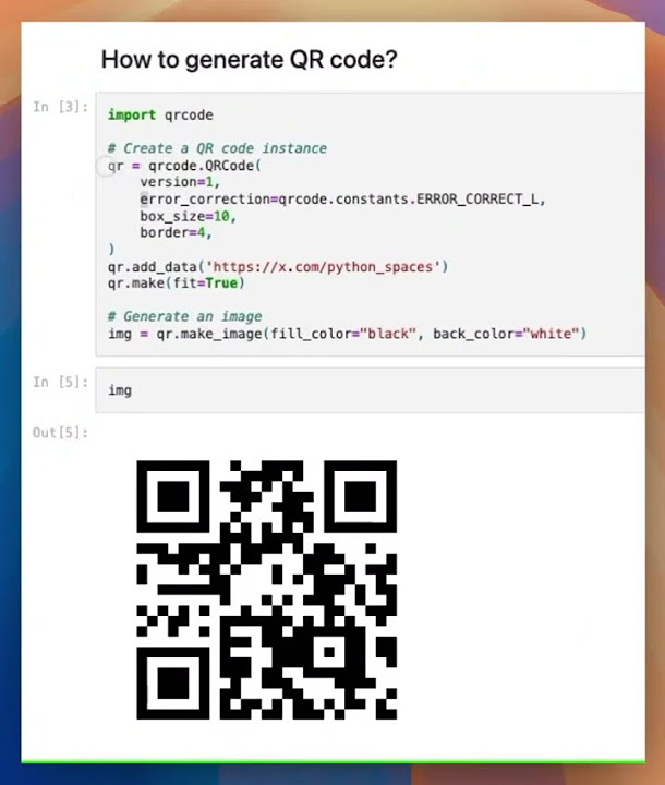 How To Generate Qr Code Using Python Programming Pythonprogramming 4236