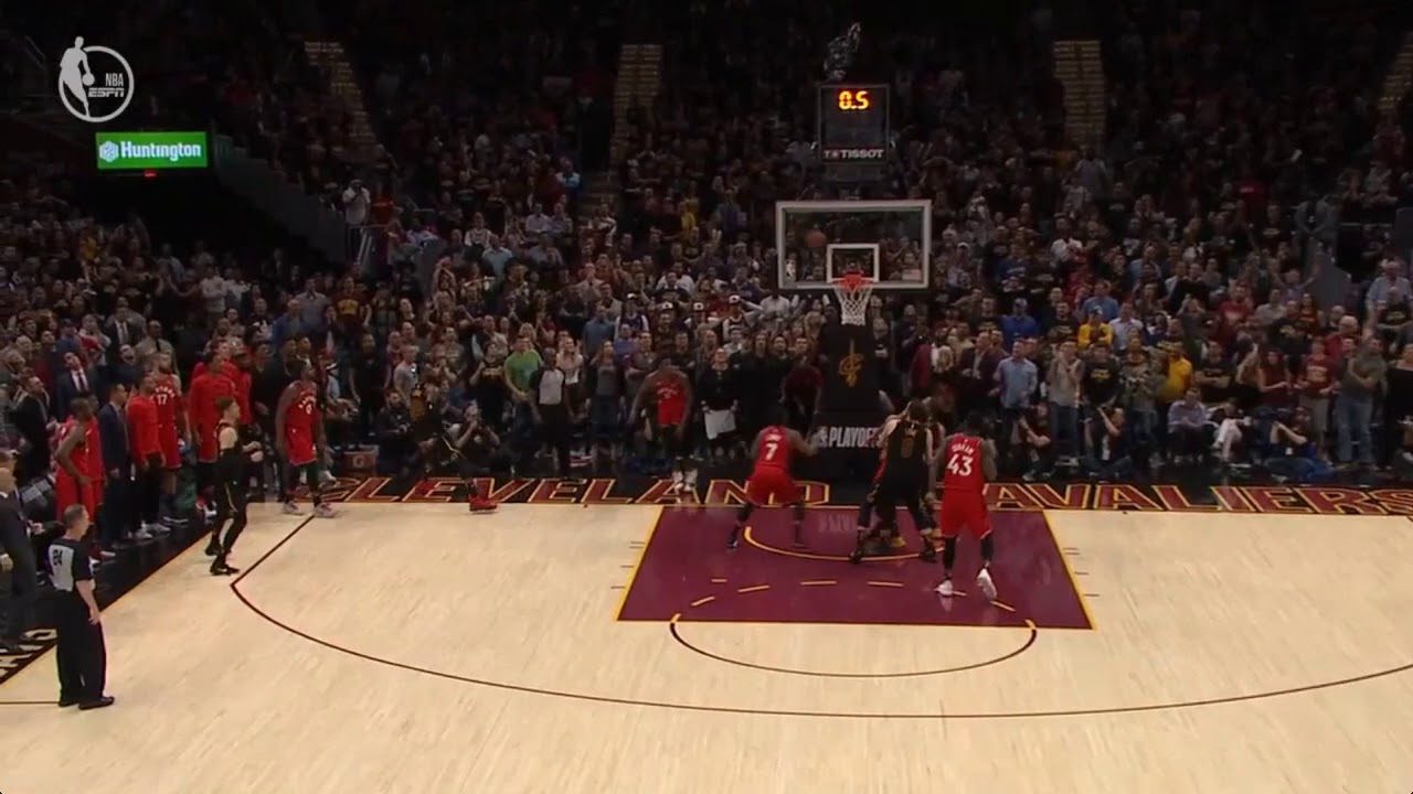 LeBronto finishes the Raptors at the Buzzer - YouTube