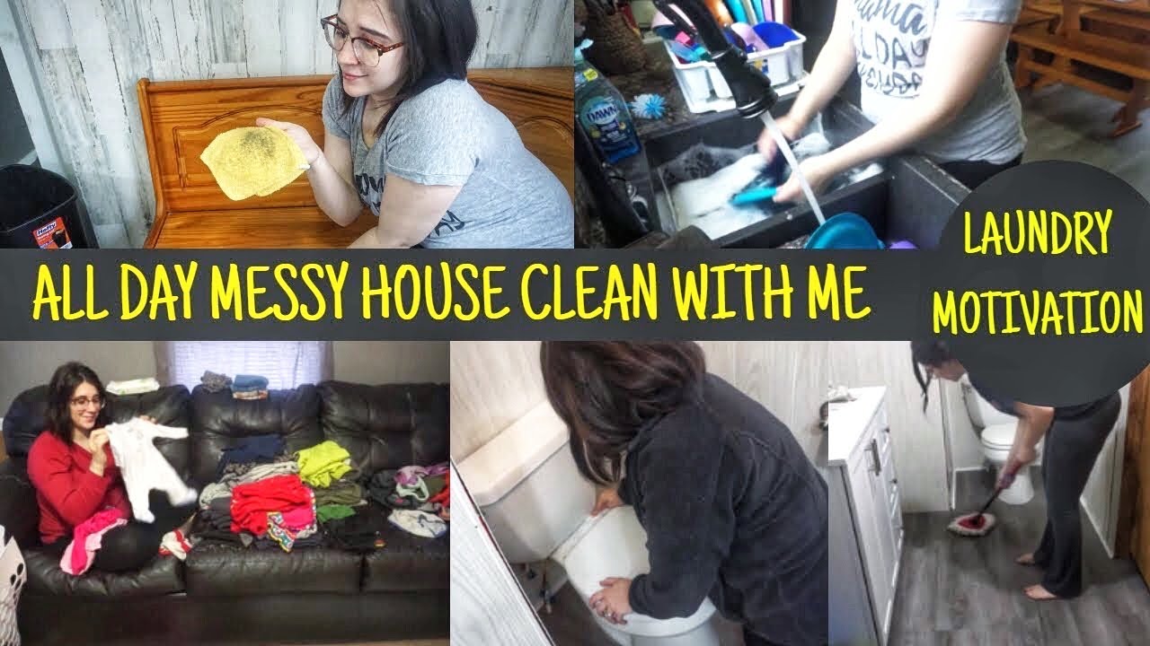 NEW! WHOLE HOUSE CLEAN WITH ME 2020 | ALL DAY SPEED CLEANING MOTIVATION ...