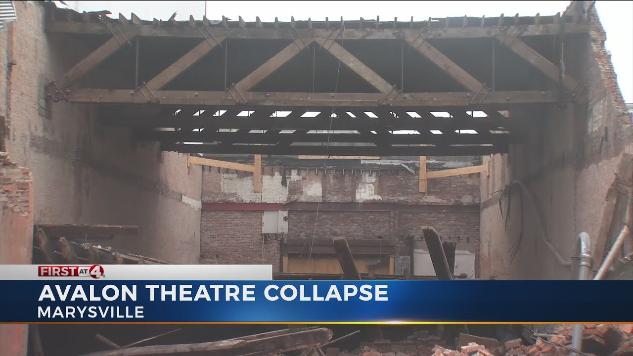Avalon Theatre collapse - YouTube