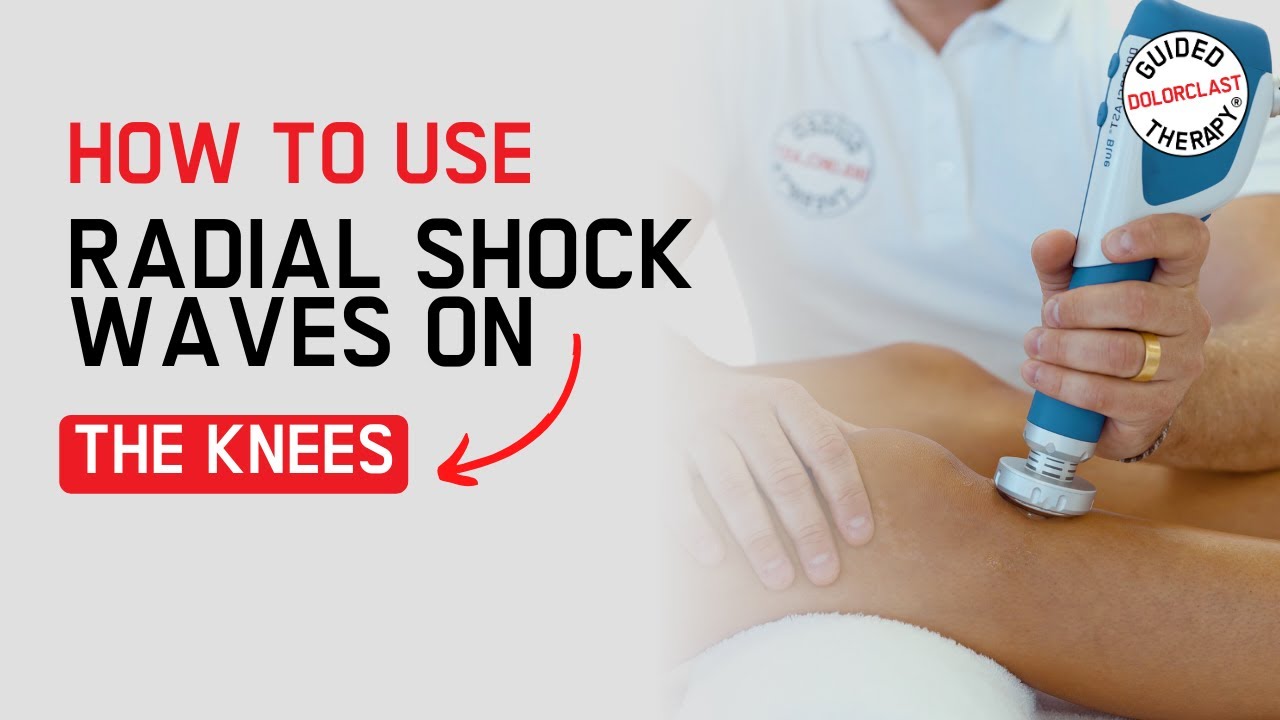 How to use Radial Shock Waves on the knees? - YouTube