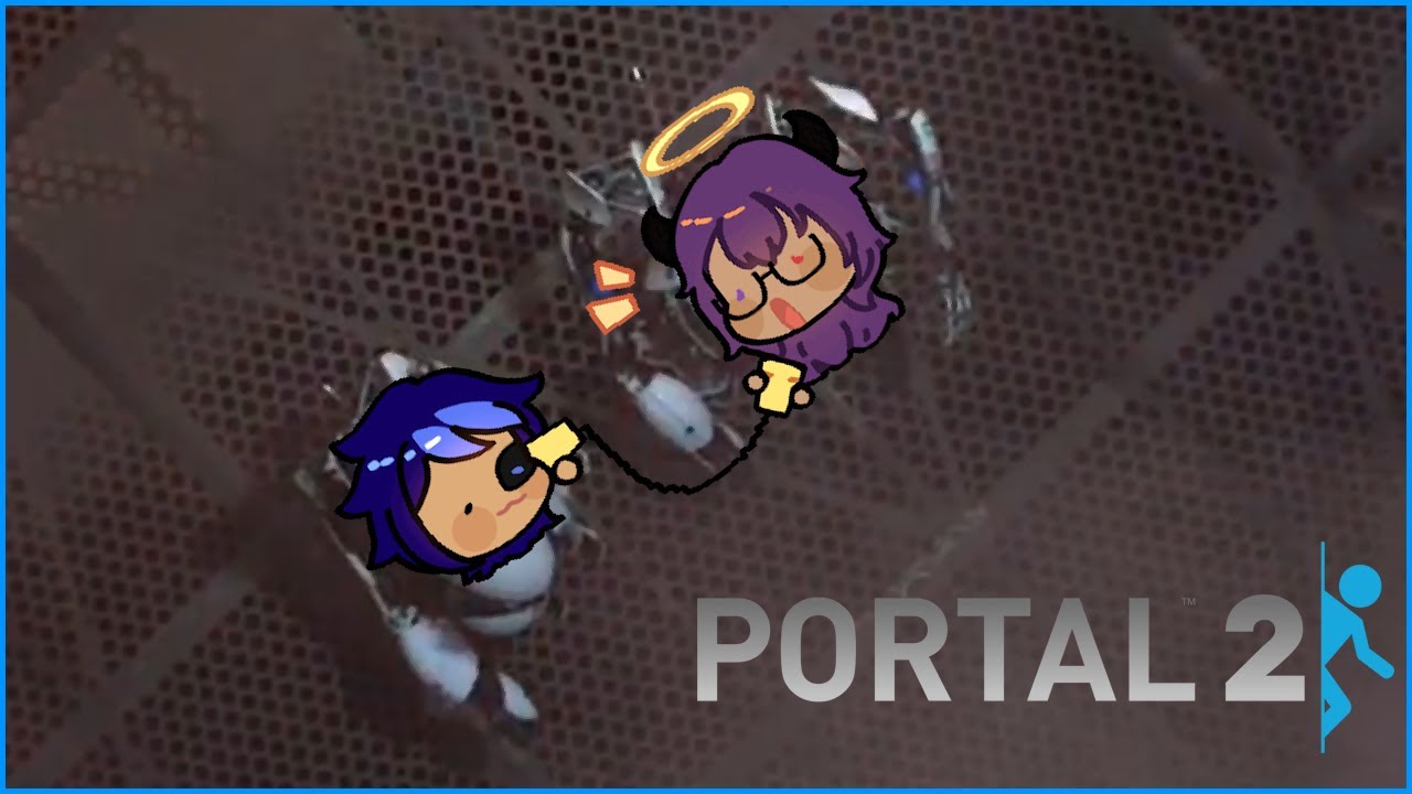 [Portal 2] Finishing the puzzles? w/ Wampy [ENVtuber | Andrike Sky ...