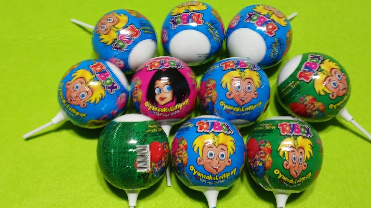 Satisfying Video I How to make Glossy Lolipops in to Rainbow Pool with ...