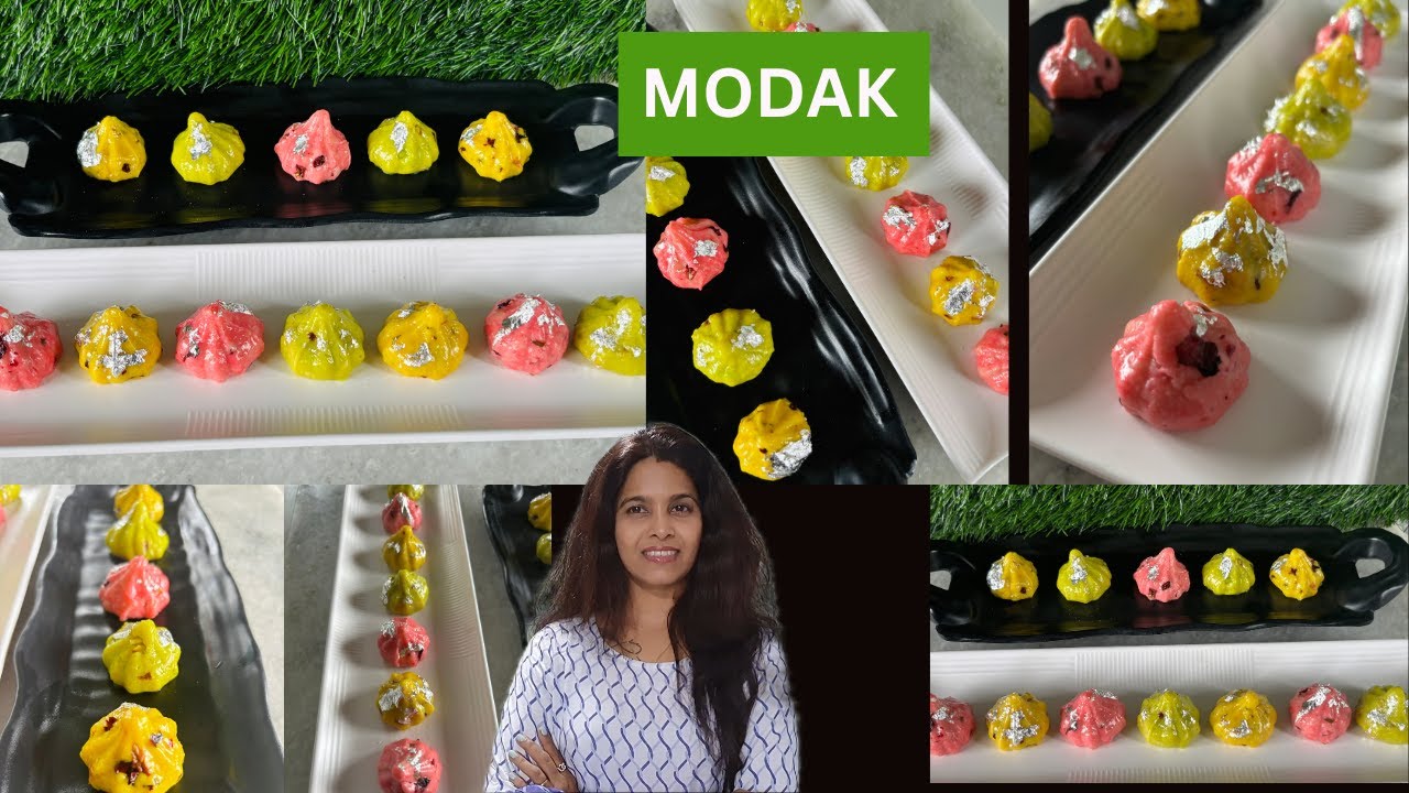 3 Modak recipe in few minutes | Assorted Modak | Modak Recipe - YouTube