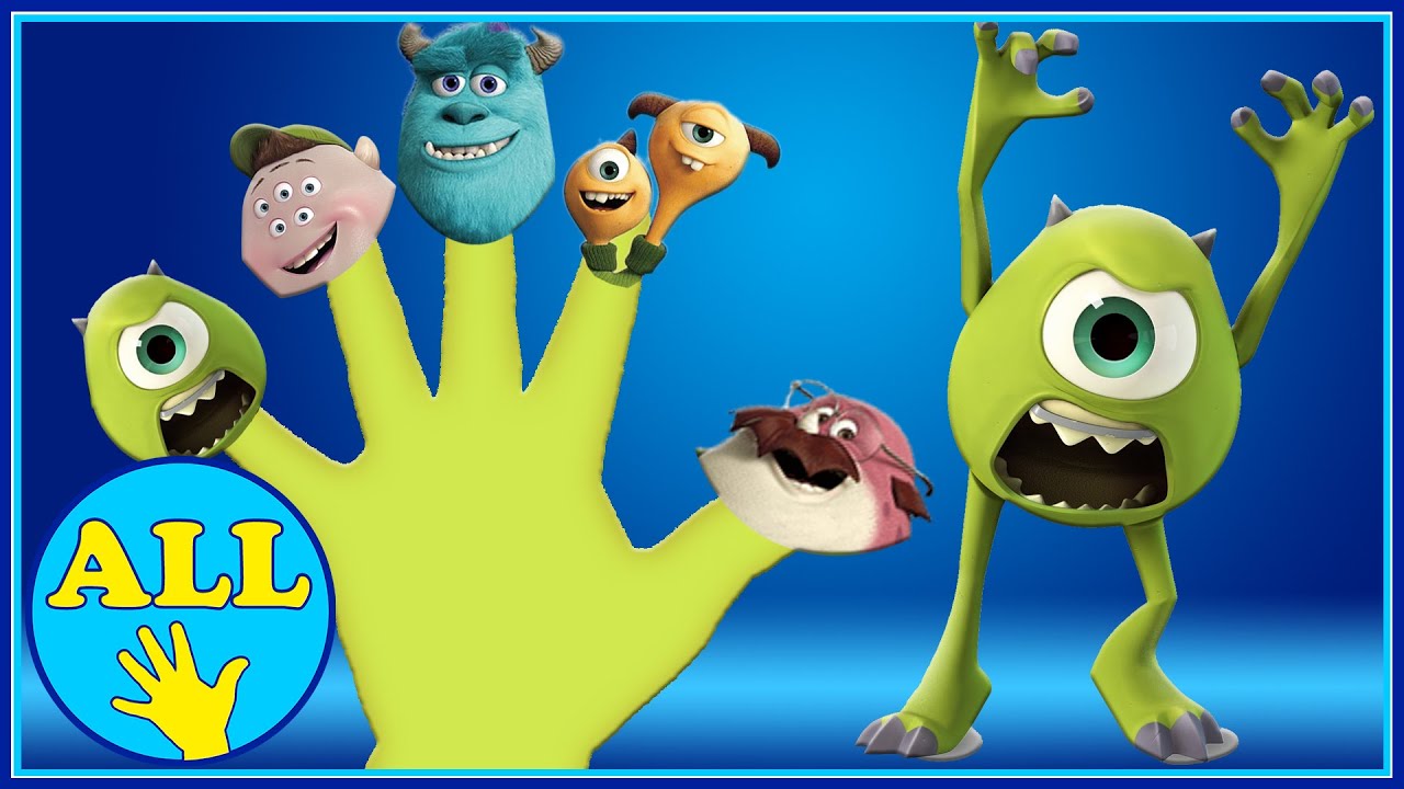 Finger Family Song with Monsters university - YouTube