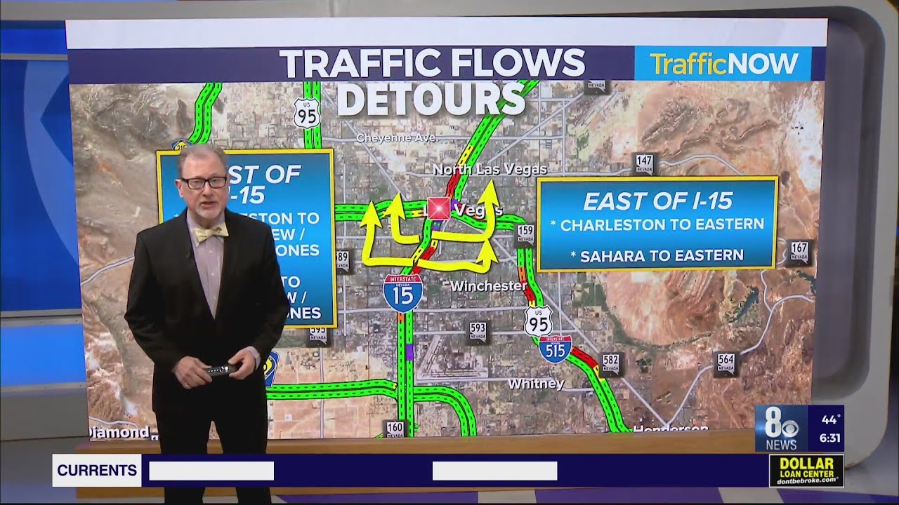 Nate gives detour info for NB I-15 closure - YouTube