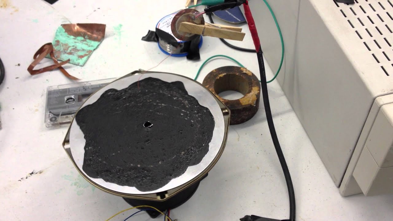 Melted and reconstituted shellac record on homemade record player - YouTube