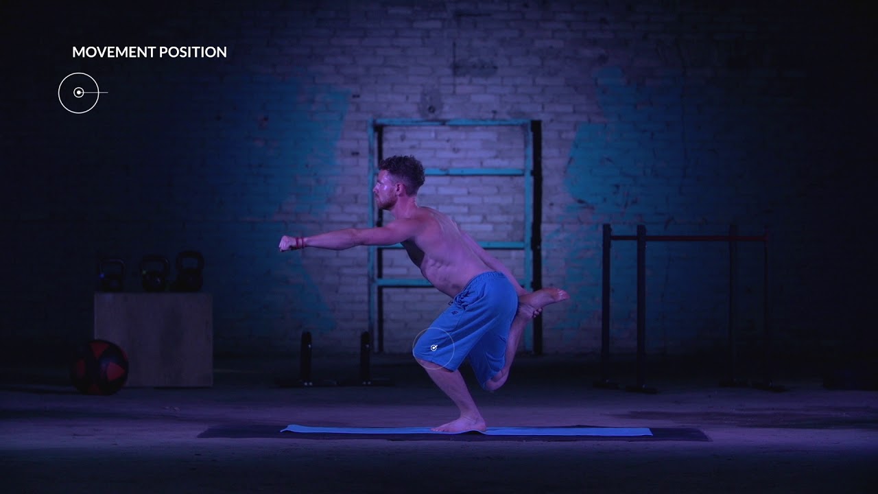 How To Do One Leg Half Squat (With Foot Behind)? - YouTube