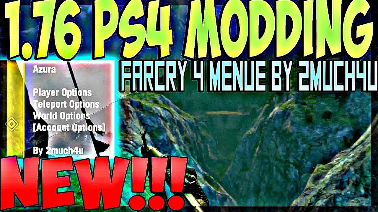 PS4 Far Cry 4 Mod Menu 1.76 Console offline by @2much4ux - YouTube