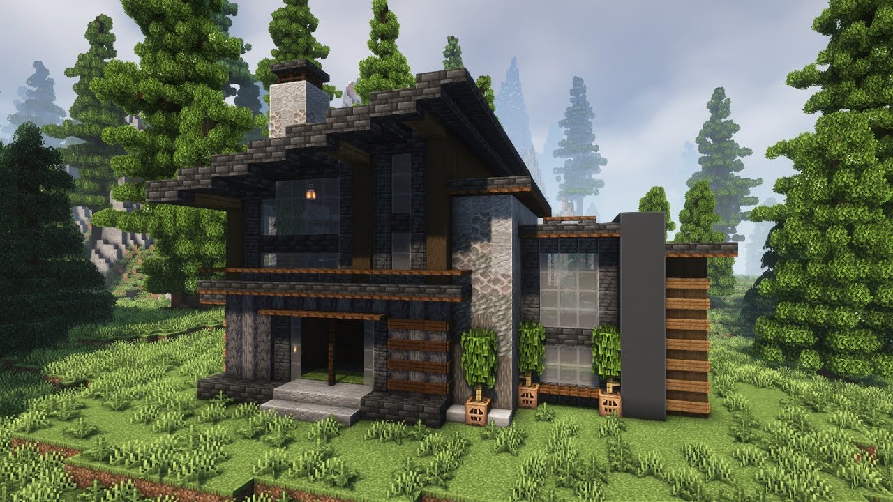 How to Build a Modern House with Interior (Tutorial) - YouTube