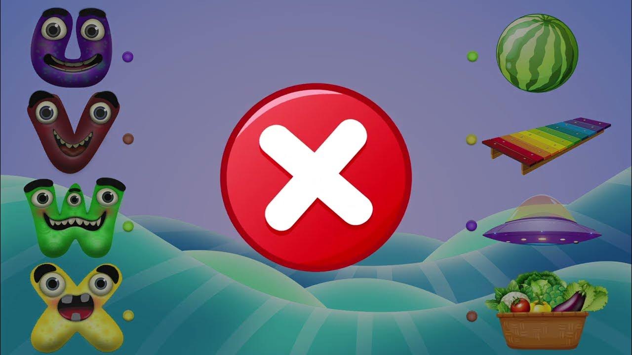 Monster Alphabet Phonics Matching Worksheets | Educational Video for ...