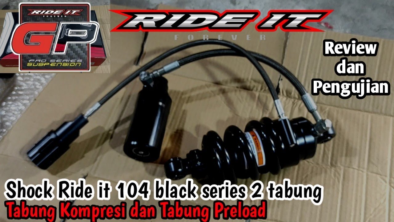 Review Shock Ride it 104 (3 click) jupiter MX - YouTube