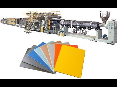 aluminium composite panel ACP sheet production line for aluminium ...