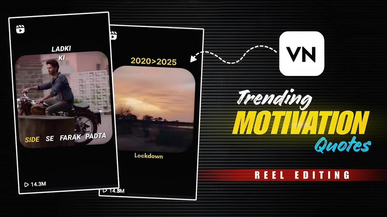 Instagram Trending Aesthetic Video Editing | Motivation Quotes Reels ...