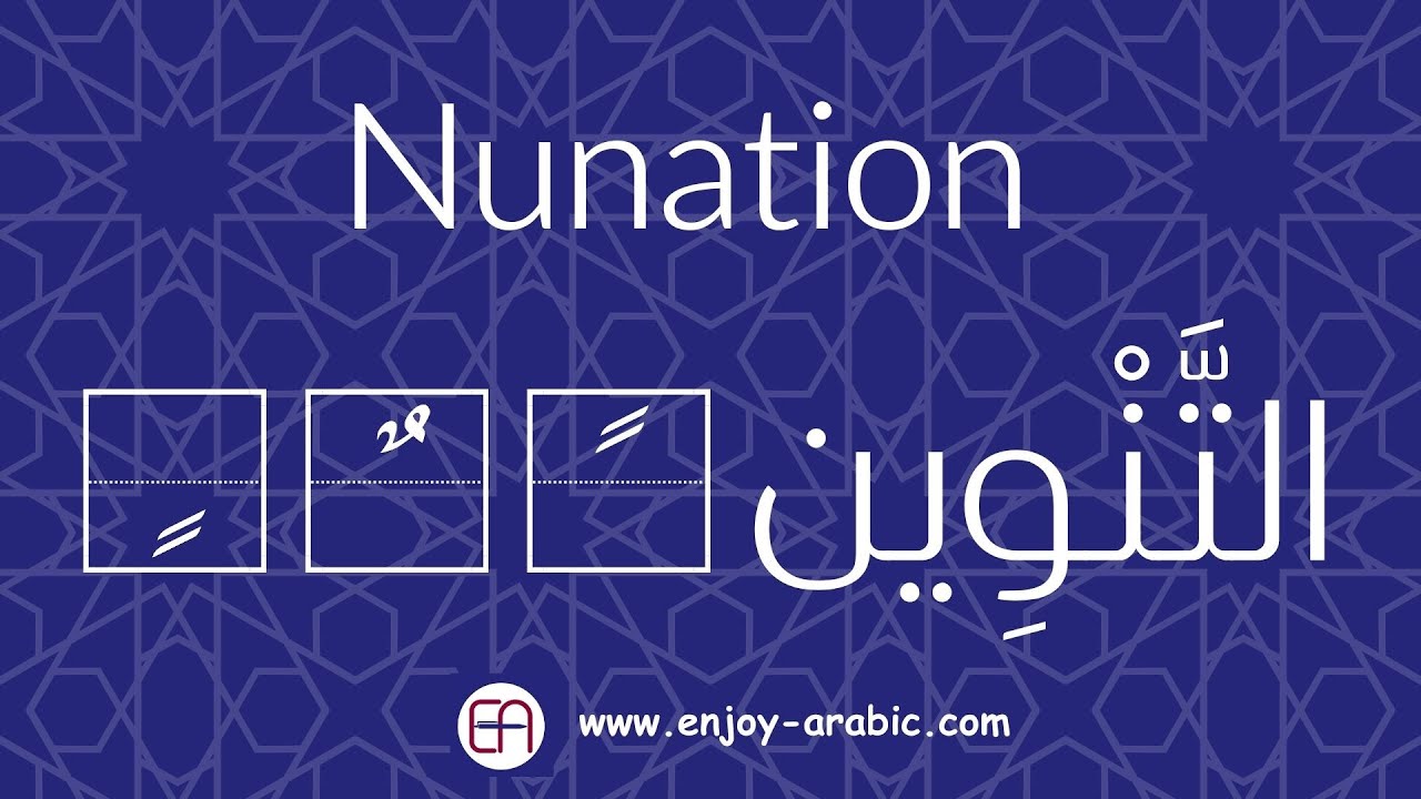 Mastering Arabic Nunation: Pronunciation Guide & Quiz! [3/8]- Enjoy ...