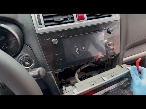 How to remove and replace 2016 Subaru Outback AC control switches - YouTube