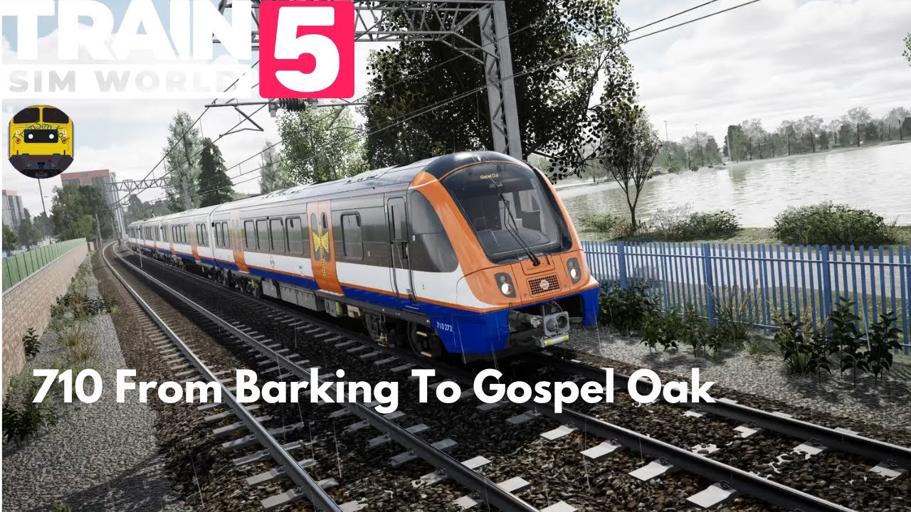 Class 710 Aventra To Gospel Oak TSW5 Goblin line - YouTube