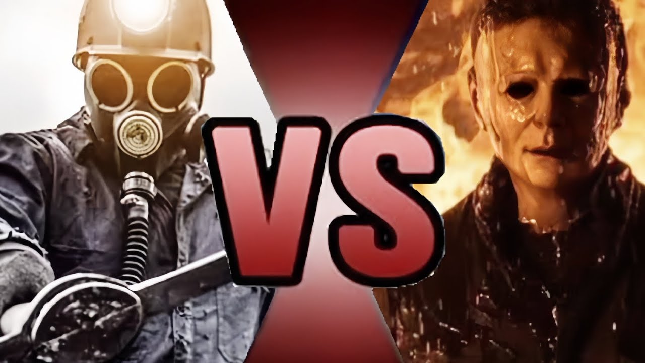 Michael Myers Vs. Harry Warden / drawing cartoons 2 - YouTube