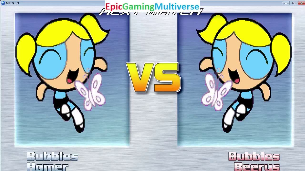 Bubbles The Powerpuff Girl And Homer Simpson VS Bubbles And Beerus In A ...