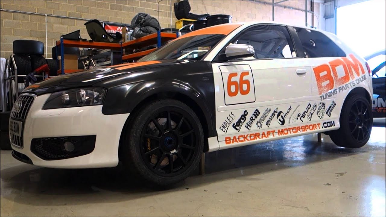 Backdraft Motorsport Audi S3 Race Car Air Jack Test - YouTube